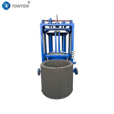 China Mobile Concrete Well Manhole Ring Machine Concrete Pipe Forming Machine for sale
