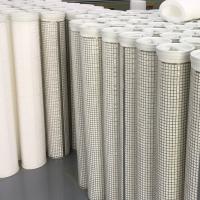 China Polyester Material High Temperature Water Filter Stainless Steel Cage Support for sale