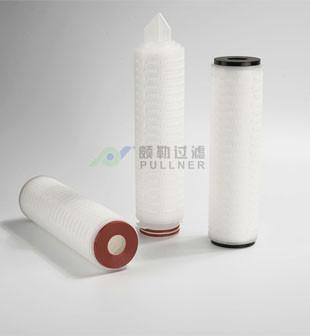 China Sterilizing Grade Microelectronics PP Pleated Filter Cartridge High Dirt Holding Capacity for sale