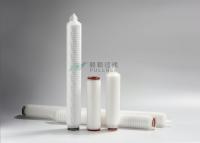 China 0.45um High Retention Rate PTFE Filter Cartridge For Water RO Pre Filtration for sale