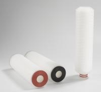 China Water Treatment Pleated Filter Cartridge Length 10 Inch 1.2 Cuber Meter Per Hour for sale