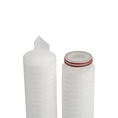 China OD 68.5mm 1 - 5 Micron Pleated Filter Cartridge For Food Water Industry for sale