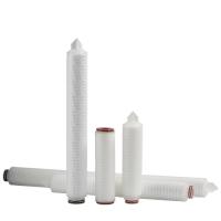 China 10 Inches 5 Micron Length PP Pleated Filter Cartridge For RO Pre Filtration for sale