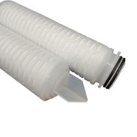 China Microporous Polypropylene RO Industrial Pleated PP Water Filter Diameter 2.7