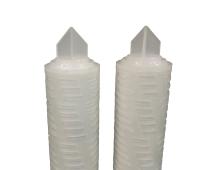 China 0.1 - 20um OD 68.5mm PP Pleated Filter Cartridge For RO Water Treatment for sale