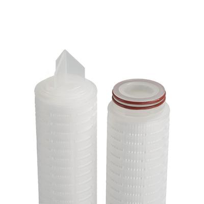 China 0.1 - 20um Series PP Pleated Filter Cartridge For RO Water Treatment Security Filter for sale