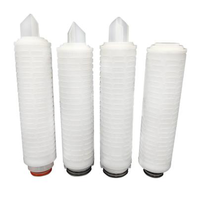 China 68.5mm High Density PP Pleated Filter Cartridge For Purtrity Reagents Filtering for sale