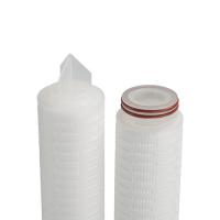 China 80C Max Operating Temperature Pleated Filtration Cartridge For Industrial Filtration for sale