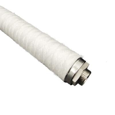 China 25MM String Wound Filter Cartridge Max Operating Temperature 85°C Max Operating Differential Presssure 2.456bar for sale