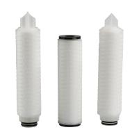 China High Flow Rate Pleated Filter Cartridge for Flowing Hot Water Sterilization 85C/30min for sale