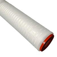 China 10 Inch Length PP Pleated Filter Construction Pleated Max Operating Temperature 82C for sale