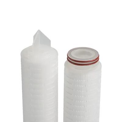 China PTFE Membrane Filter Cartridge with 0.01um Solid Particles Interception and 99.99% Efficiency for High Flow Gas Filtration for sale