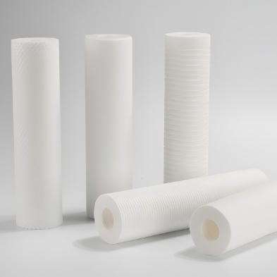 China PLM Series Melt Blown High Flow Filter Cartridge with High Dirt Holding Capacity, Corrosion Resistant and High Compression Resistance for sale