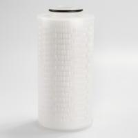 China 130 Series φ130mm Pleated High Flow Filter Cartridge with 200L/min Flow Rate and 2m² Filtration Area for sale