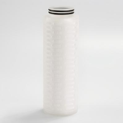 China 83 Series Pleated Filter Cartridge Ф80mm for FPD Manufacturing with 120L/Min High Flow Rate for sale