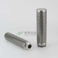 China High Temperature Resistant 316L Stainless Steel Fiber Felt Pleated Filter Cartridge with Large Filtration Area for sale