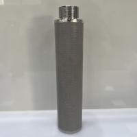 China High Temperature Resistant Corrosion Resistant Stainless Steel Sintered Mesh Filter Cartridge with High Pressure Backwash for sale