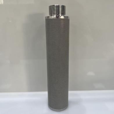 China High Temperature Resistant Corrosion Resistant Stainless Steel Sintered Mesh Filter Cartridge with High Pressure Backwash for sale