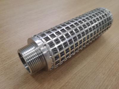 China 316L Stainless Steel Pleated Filter Cartridge with Large Filtration Area and High Temperature Resistance for sale