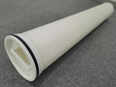 China 60 Inches High Flow Filter Cartridge with Polypropylene Pleated Media for 0.1um-100um Water Filtration for sale