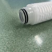 China 40inch Polypropylene Pleated Water Filter Cartridge with 226/Fin End Cap for High Flow Filtration for sale