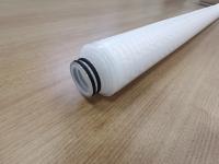 China Customized PTFE Pleated Filter Cartridge with PTFE Membrane for High Flow Rate Chemical and High-Purity Liquid Filtration for sale