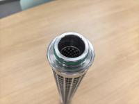 China 316L Stainless Steel Pleated Filter Cartridge with Large Filtration Area and High Temperature Resistance for sale