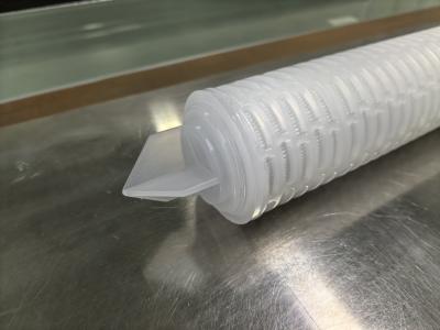 China Customized PES Pleated Filter Cartridge with PES Membrane for High Flow Rate Chemical and High-Purity Liquid Filtration for sale