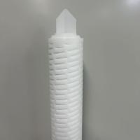 China 20inch High Density Pleated Polypropylene Filter Cartridge with 0.1-20um Micron Filtration for sale