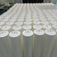 China Industrial Large Flow PP Pleated Filter Cartridge with 1um-100um Micron Range for RO Pre-filtration for sale