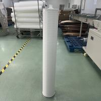 China Industrial Large Flow PP Pleated Filter Cartridge with 1um-100um Micron Range for RO Pre-filtration for sale