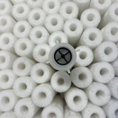 China PP Capsule Filter for Water Treatment with Customizable Micron, Standard NPT Interfaces and Polypropylene Construction for sale