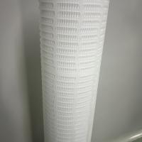 China PHFM Series High Flow Filter Cartridge 6.5 Inch Diameter Pleated RO Pre-filtration Filter with Big Flow Area for sale