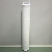 China PHFM Series High Flow Filter Cartridge 6.5 Inch Diameter Pleated RO Pre-filtration Filter with Big Flow Area for sale
