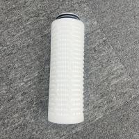 China 83mm High Flow 120L/Min Pleated Filter Cartridge for FPD Flat Panel Display Wet Process Filtration for sale