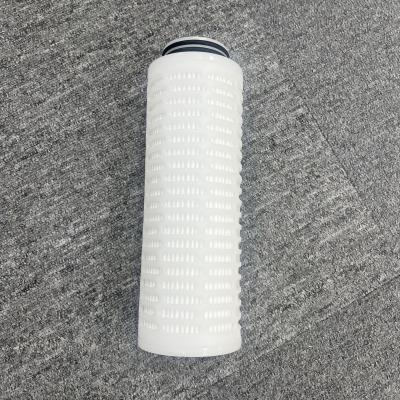 China 83mm High Flow 120L/Min Pleated Filter Cartridge for FPD Flat Panel Display Wet Process Filtration for sale