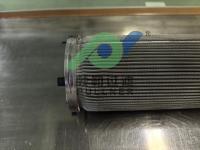China Customized Filter End Cap: 10 inch 316L Stainless Steel Pleated Filter Cartridge Sintered Fiber Felt for High Temperature Industrial Filtration for sale