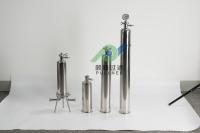 China 316L Stainless Steel Single Cartridge Filter Housing for Industrial Liquid Filtration With Different Dimensions for sale