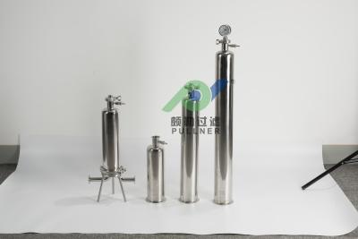 China 316L Stainless Steel Single Cartridge Filter Housing for Industrial Liquid Filtration With Different Dimensions for sale