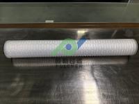 China 40-Inch PTFE Pleated Filter Cartridge with Red Silicone for High Flow Rate Chemical and High-Purity Liquid Filtration for sale