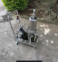 China Mobile Dual-Stage Stainless Steel Filtration System for Liquid Filtration and Transfer for sale