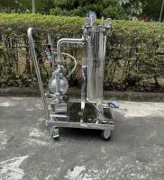 China Mobile Dual-Stage Stainless Steel Filtration System for Liquid Filtration and Transfer for sale