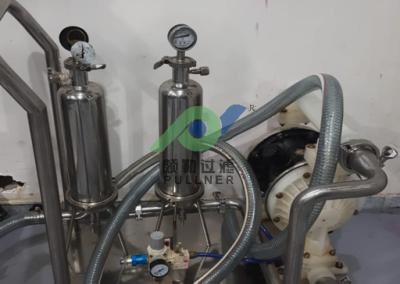 China Mobile Dual-Stage Stainless Steel Filtration System for Liquid Filtration and Transfer for sale