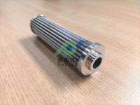 China Custom 316L Stainless Steel Pleated Oil Filter Cartridge – 480°C Max Temperature, 5 Bar Differential Pressure for sale
