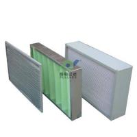 China V-Bank Compact Air Filter with Mini-Pleated V-Bank for High-Efficiency Filtration and Customizable Efficiency Grades for sale