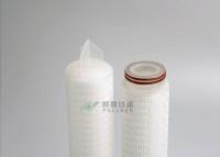 China 0.1 Micron Microelectronics Filter PTFE Membrane Pleated Cartridge Air Filter for sale