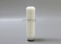 China Sterile PTFE Pleated Pharmaceutical Filters Air Gas Filter Cartridge OD 2.7