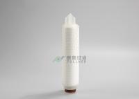 China Pp Depth 10 Inch Pleated Filter Cartridge Folded 5 Micron Water Filter for sale