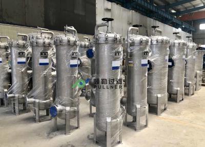 China Micro Pleated Stainless Steel Filter Housing For Liquid Filtration Internal Thread for sale