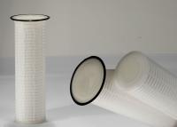China EPDM Seal 2um 152mm Beta 5000 Pp Pleated Filter Cartridge for sale